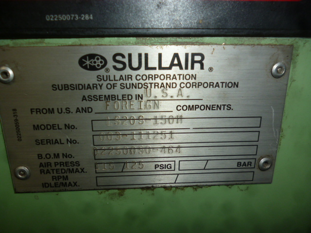 Sullair LS-20 | Compressors